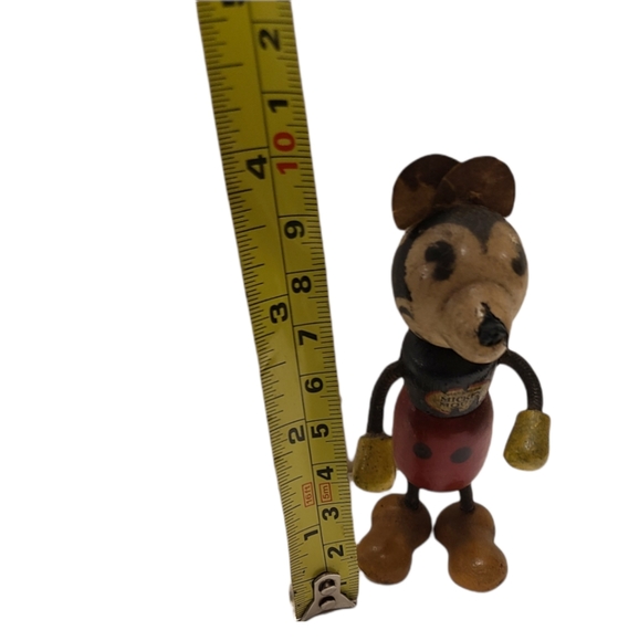 mickey - [[ | Other | Rare 90s Mickey Mouse Toy Disney Woodenearly ...